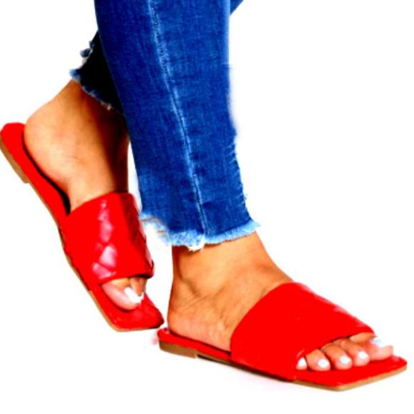 n/a | Shoes | New Womens Red Sandals 8 | Poshmark